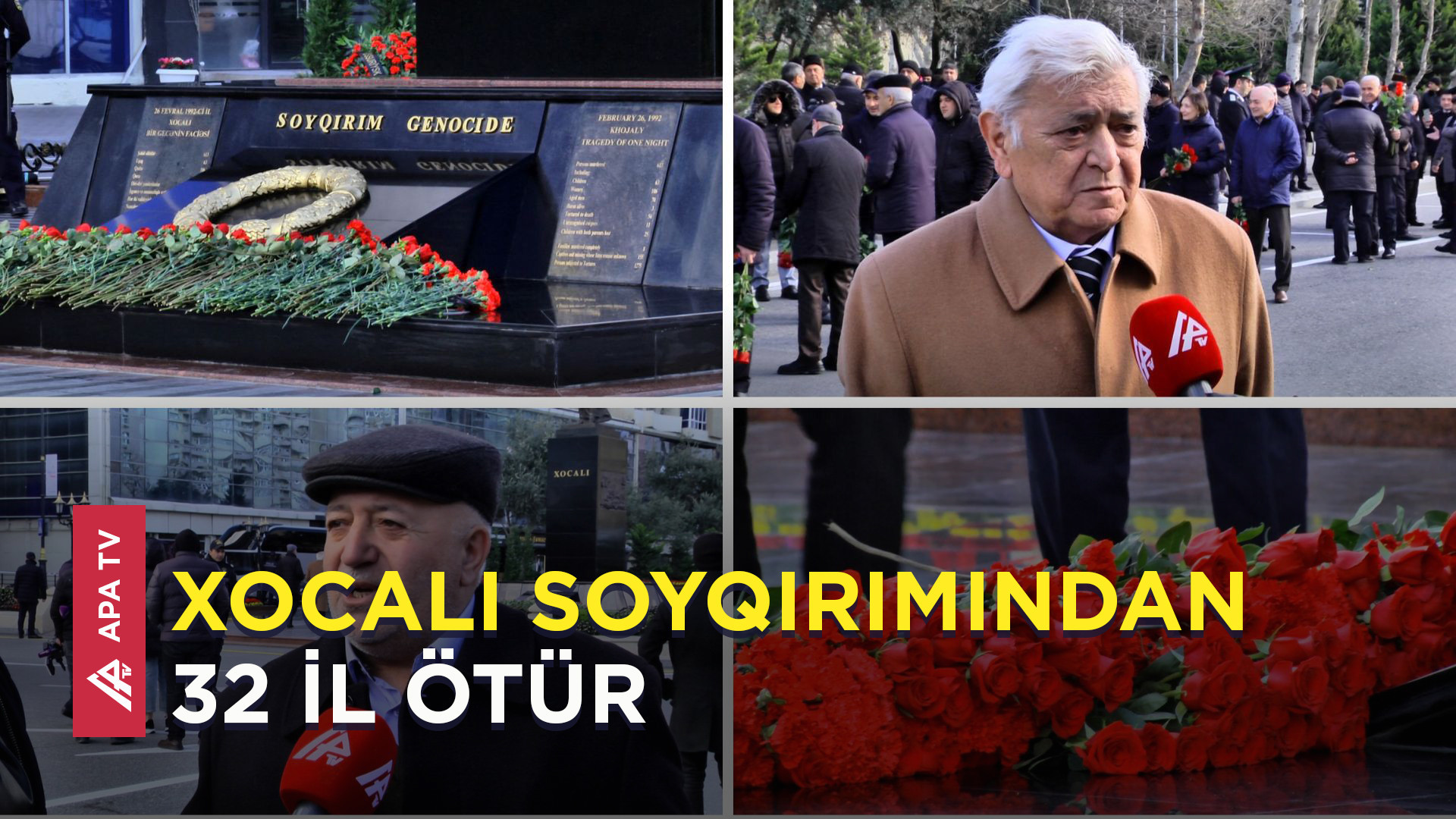 Xocalı soyqırımı qurbanlarının xatirəsi anılır