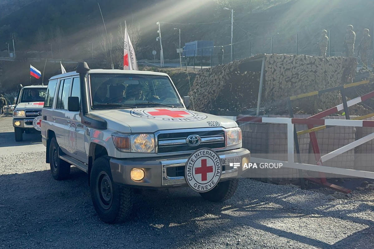 Eight ICRC vehicles pass unhindered through protest area-PHOTO