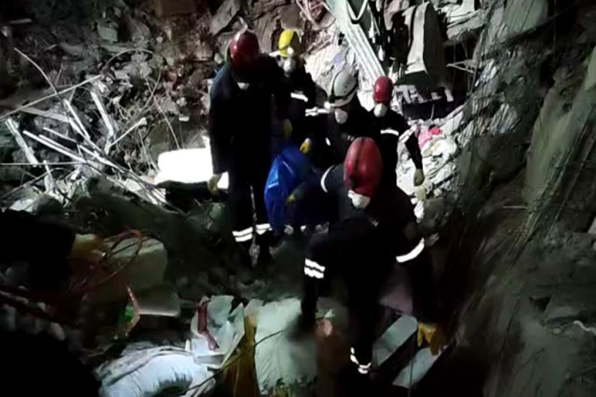 Azerbaijan's MES rescuers saved 53 people from rubble in Kahramanmaraş ...