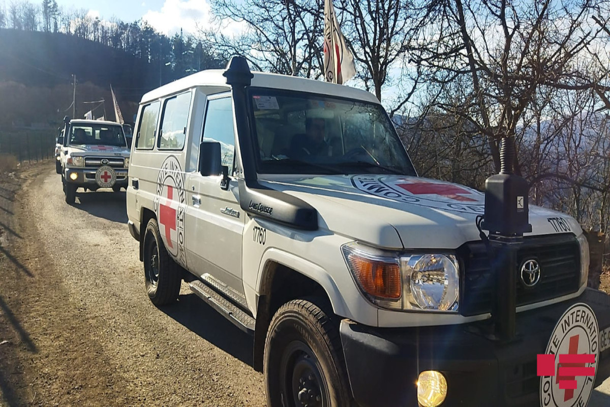 4 ICRC vehicles, 1 RPC car passed through Lachin road-PHOTO-VIDEO-UPDATED