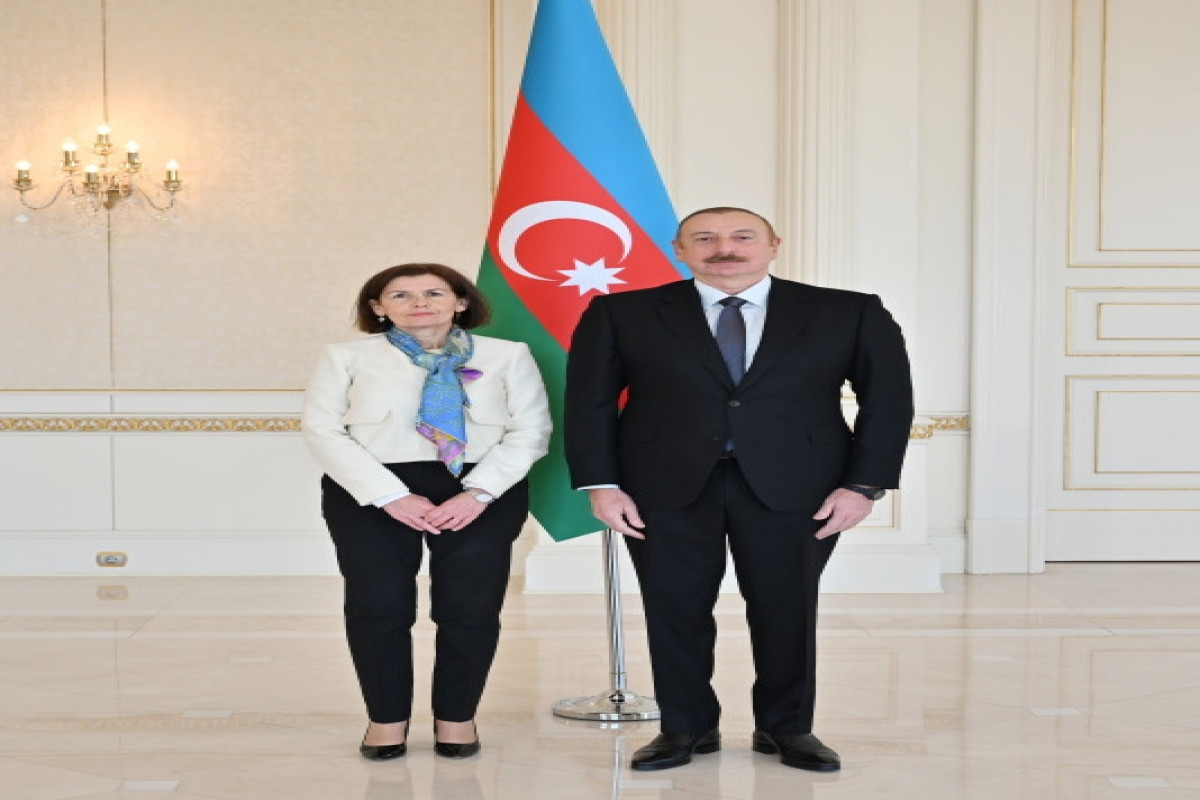 President Ilham Aliyev received credentials of incoming ambassador of ...