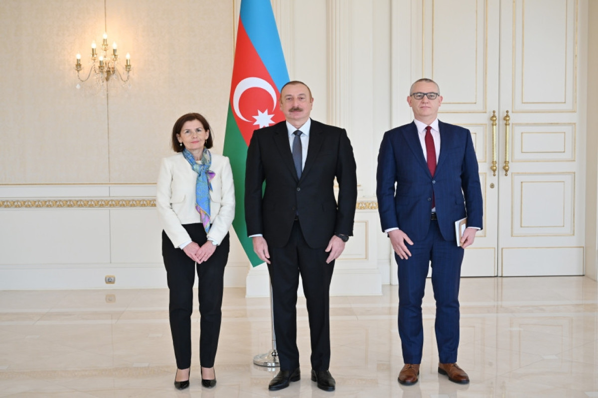 President Ilham Aliyev received credentials of incoming ambassador of ...