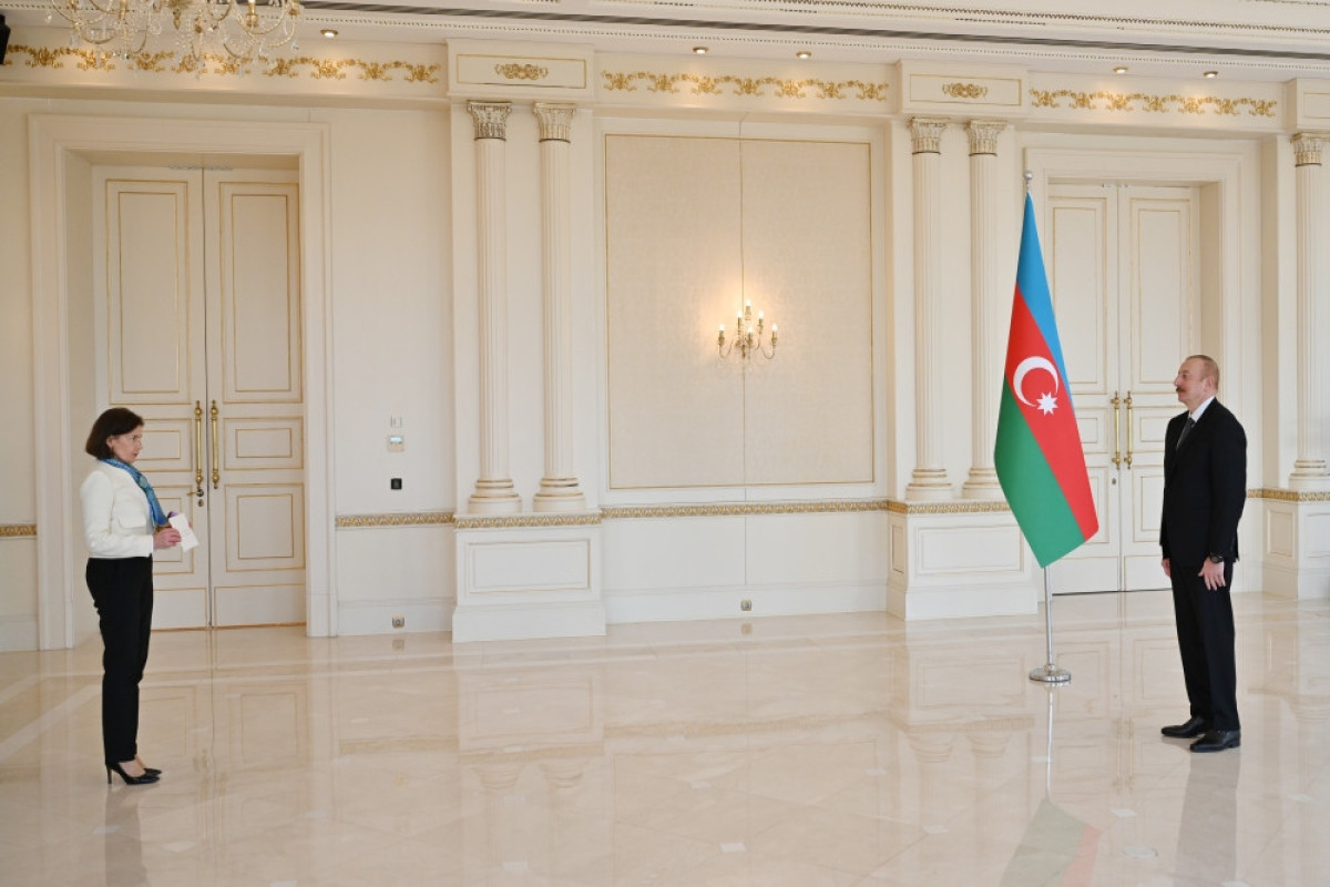 President Ilham Aliyev received credentials of incoming ambassador of ...