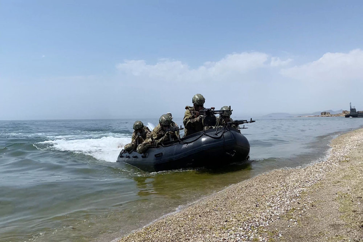 MoD: Azerbaijani Army's "Khazri Wave" tactical exercises in Caspian ...