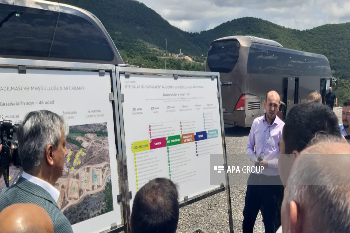 Xarici diplomatlar Laçın Aqro Sənaye Parkını ziyarət ediblər - FOTO