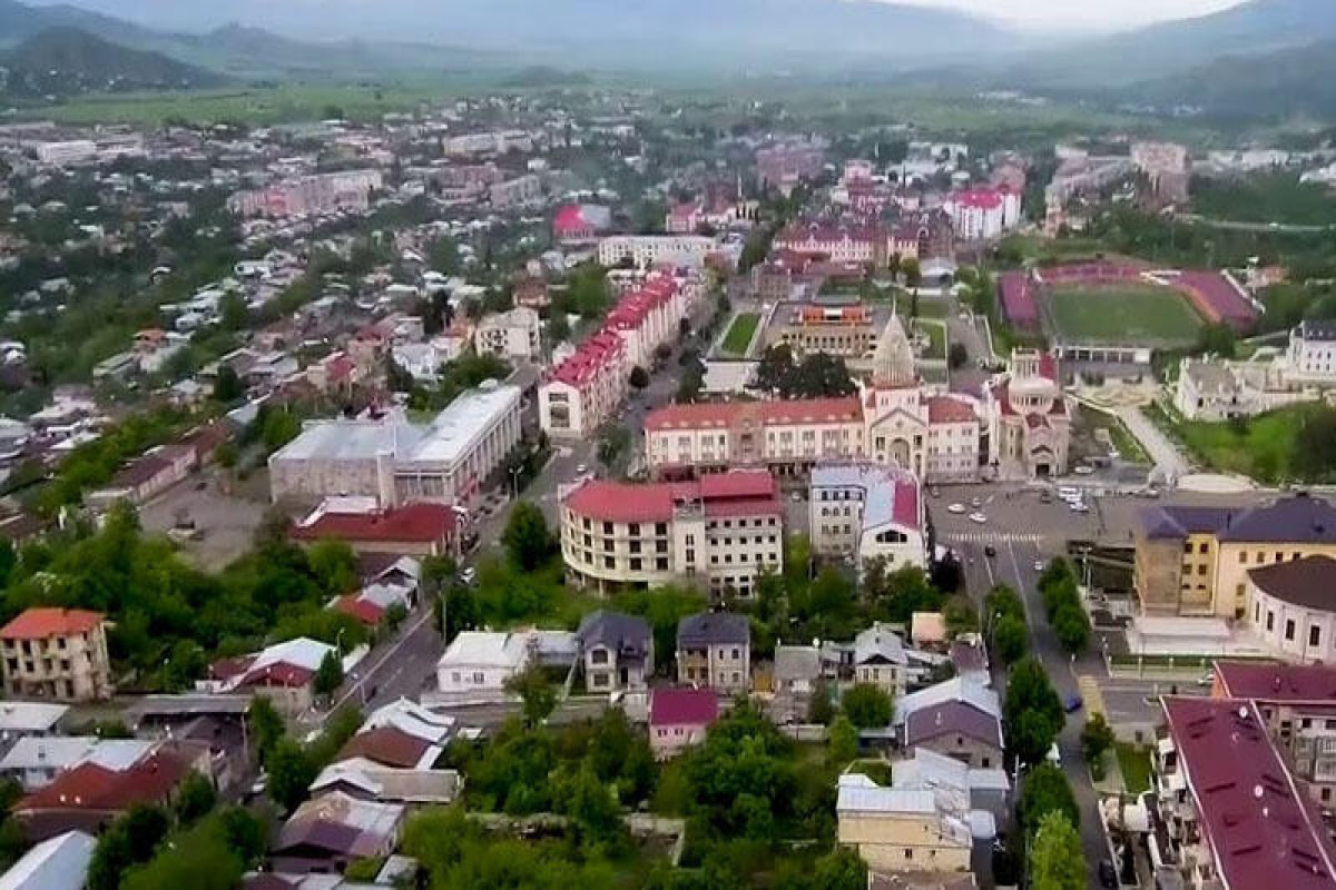 Houses settled by Azerbaijanis in Khankendi before the occupation ...