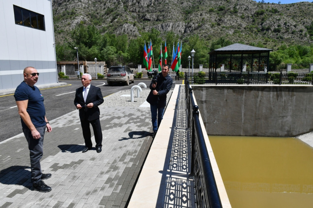 President Ilham Aliyev viewed construction progress at “Sarigishlag ...