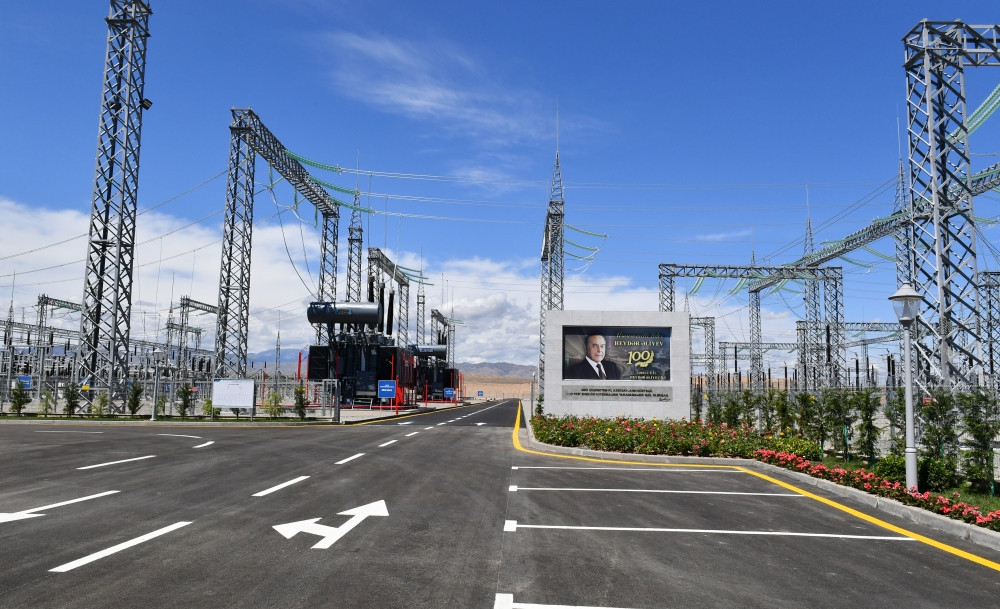 President Ilham Aliyev inaugurated 330 kV “Jabrayil” junction ...