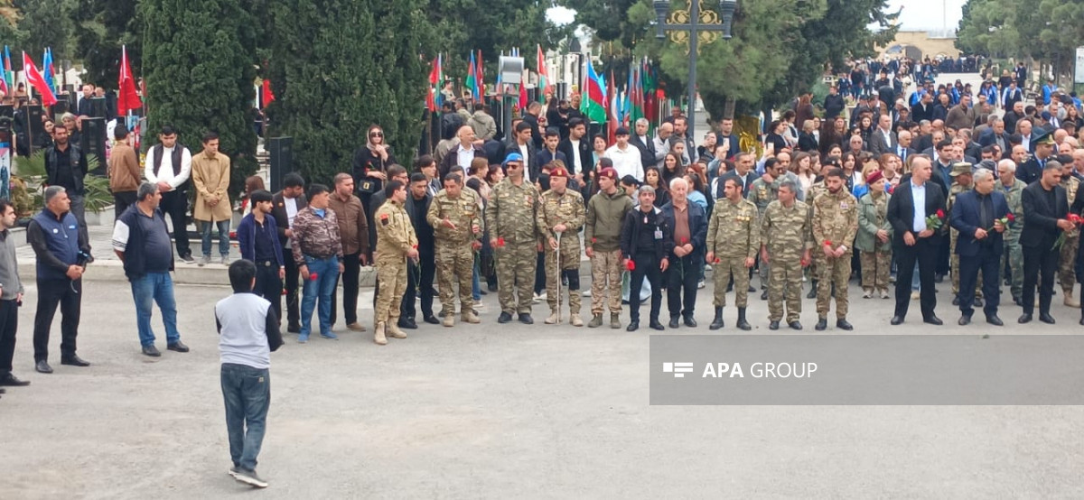 Gəncədə Anım Günü keçirilir - FOTO